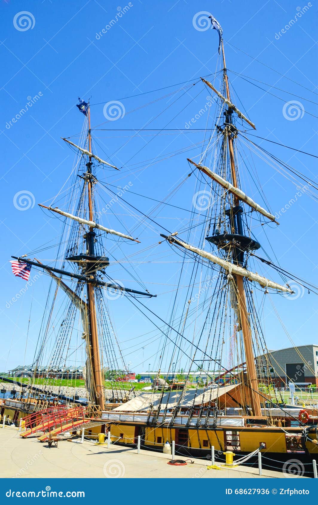 Brig Niagara stock photo. Image of training, brig, 1812 - 68627936