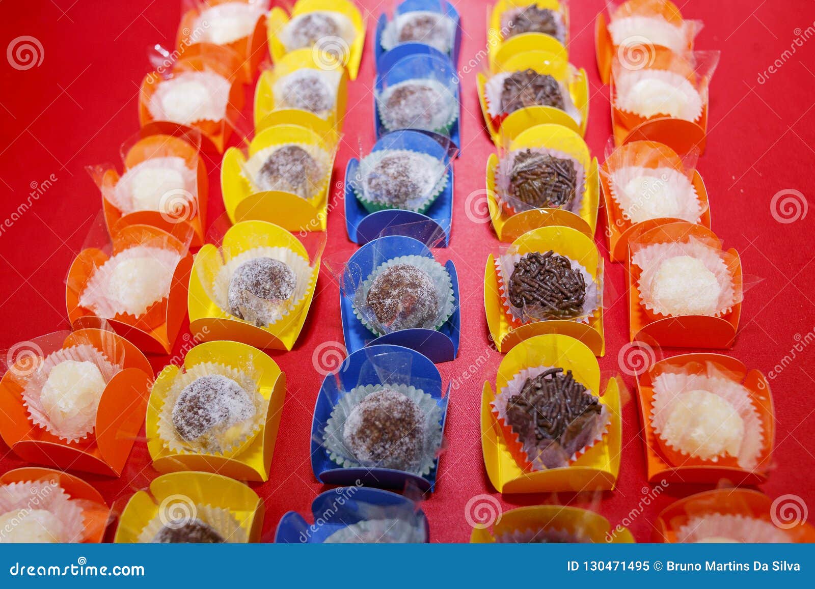 Brigadeiro and Birthday Party Candy Stock Image - Image of assorted ...