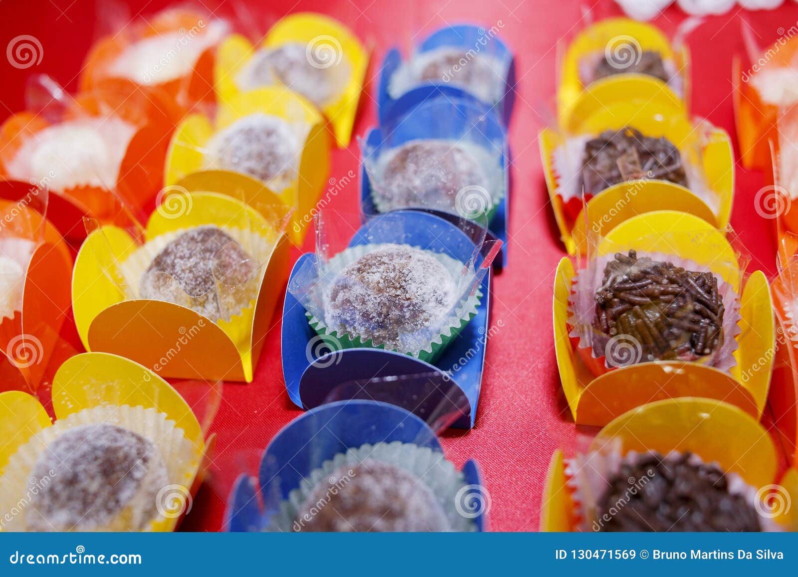 Brigadeiro and Birthday Party Candy Stock Image - Image of culinary ...