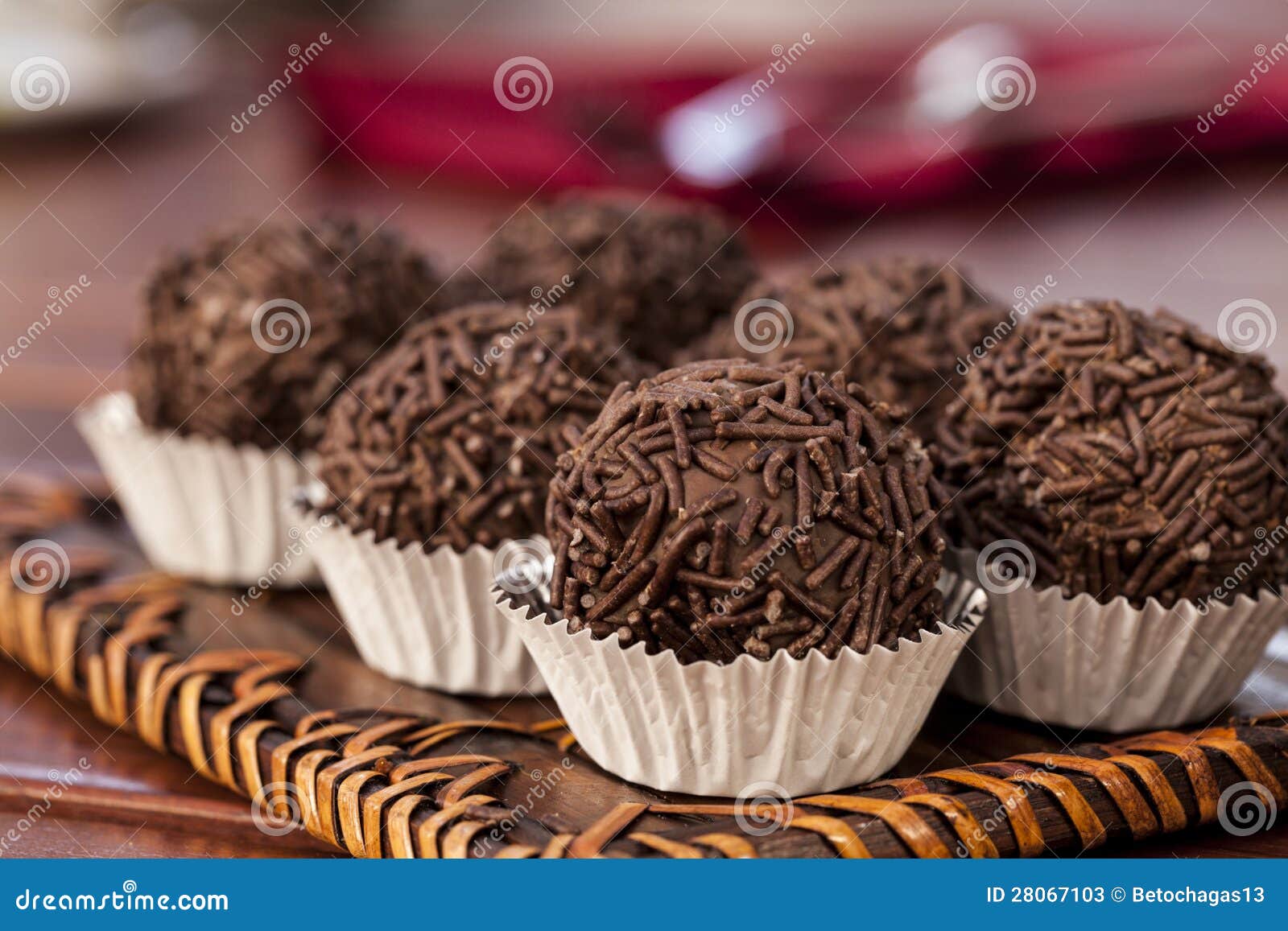 Brigadeiro a Brazilian Sweet Stock Image - Image of brigadier, white ...