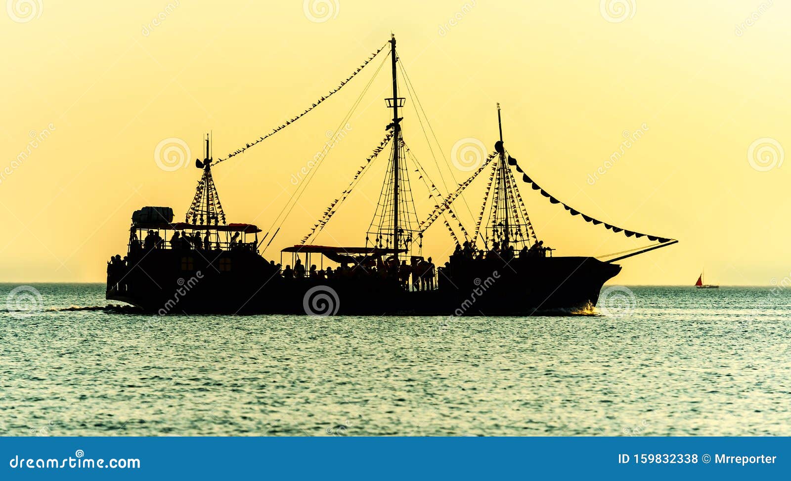 Brigantine stock photo. Image of brigantine, back, ship - 159832338