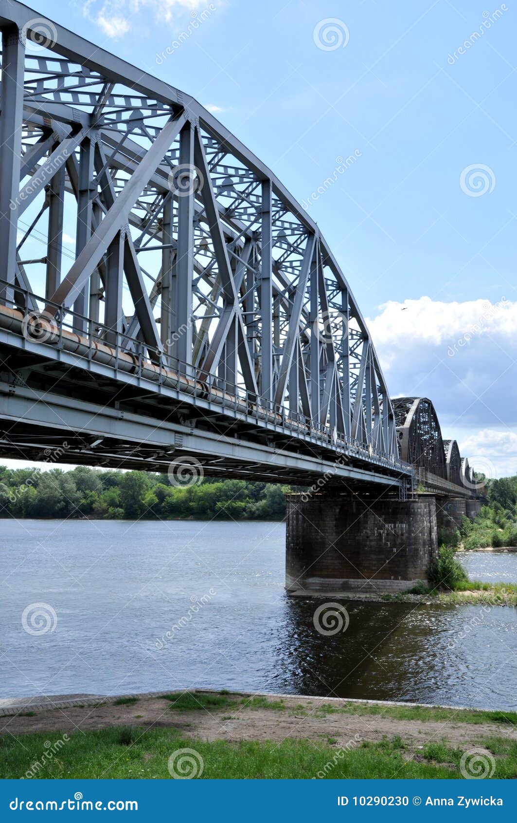 Brige stock photo. Image of river, transportation, poland - 10290230