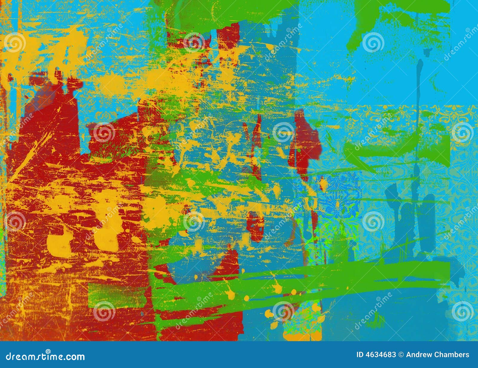 Bright Abstract Art Background Stock Illustration - Illustration of ...