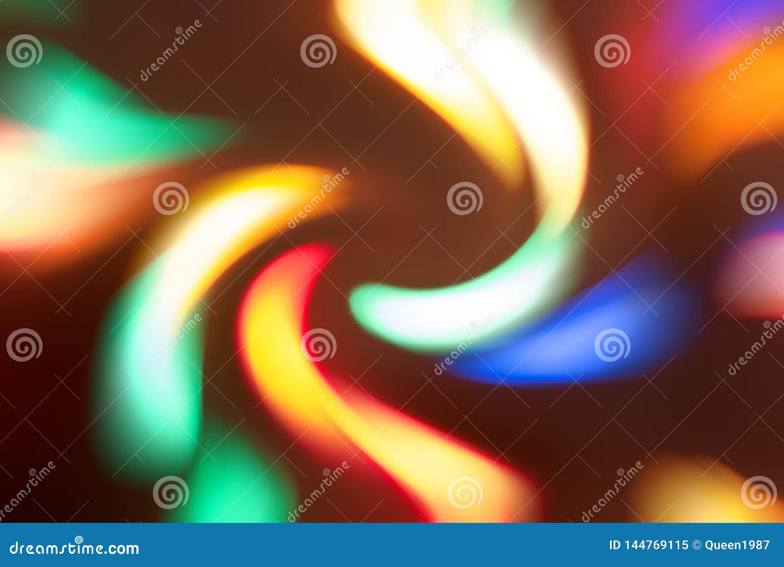Bright Abstract Background, Beautiful Colored Light Bulbs, Lights in ...