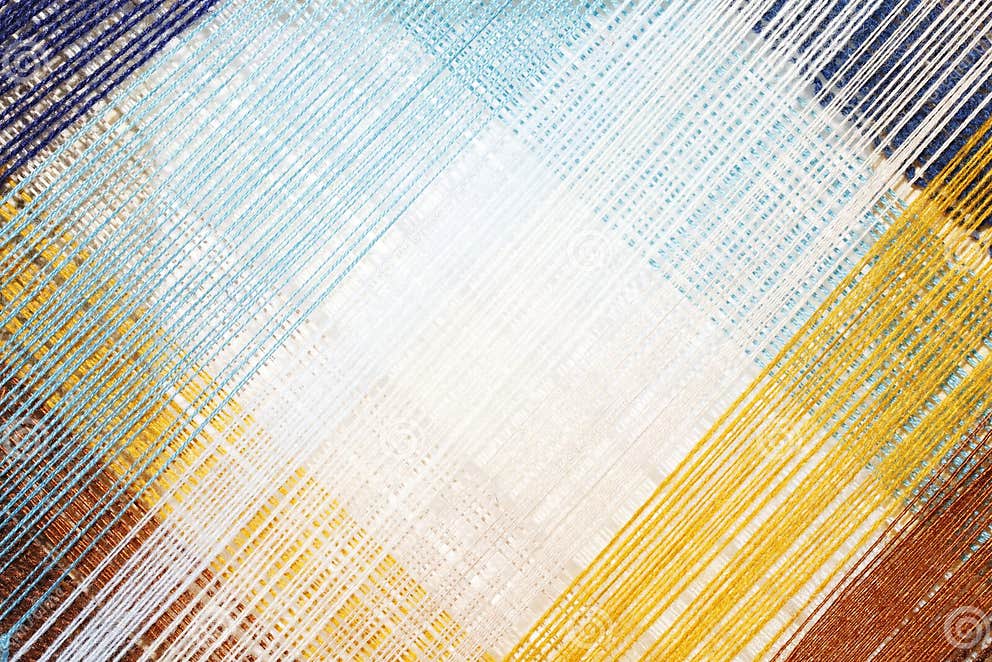 Bright Abstract Background of Colored Thread Stock Image - Image of ...