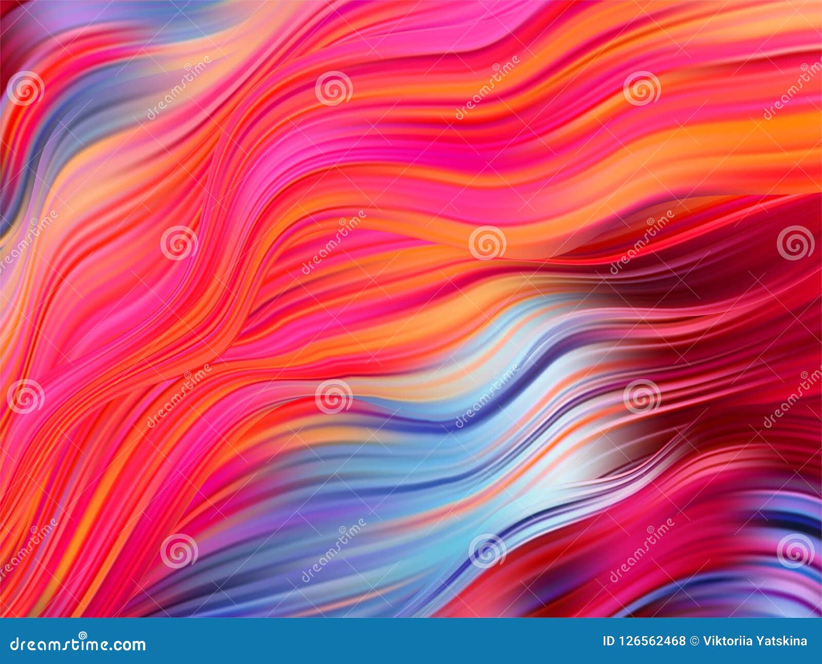 Bright Abstract Background with Colorful Swirl Flow. Vector ...
