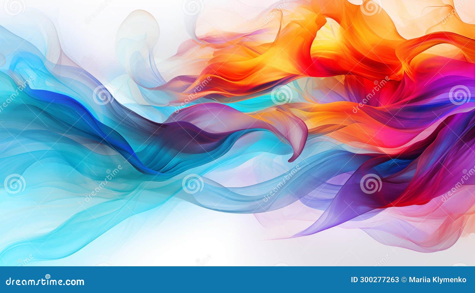 Color Visualization of Energy Flow. Bright Abstract Background Stock ...