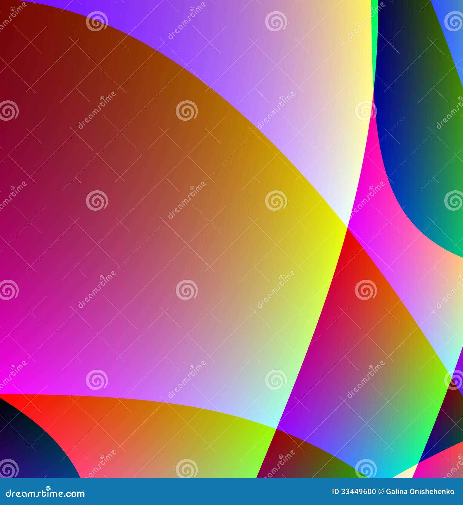 Bright Abstract Background for a Design Stock Illustration ...