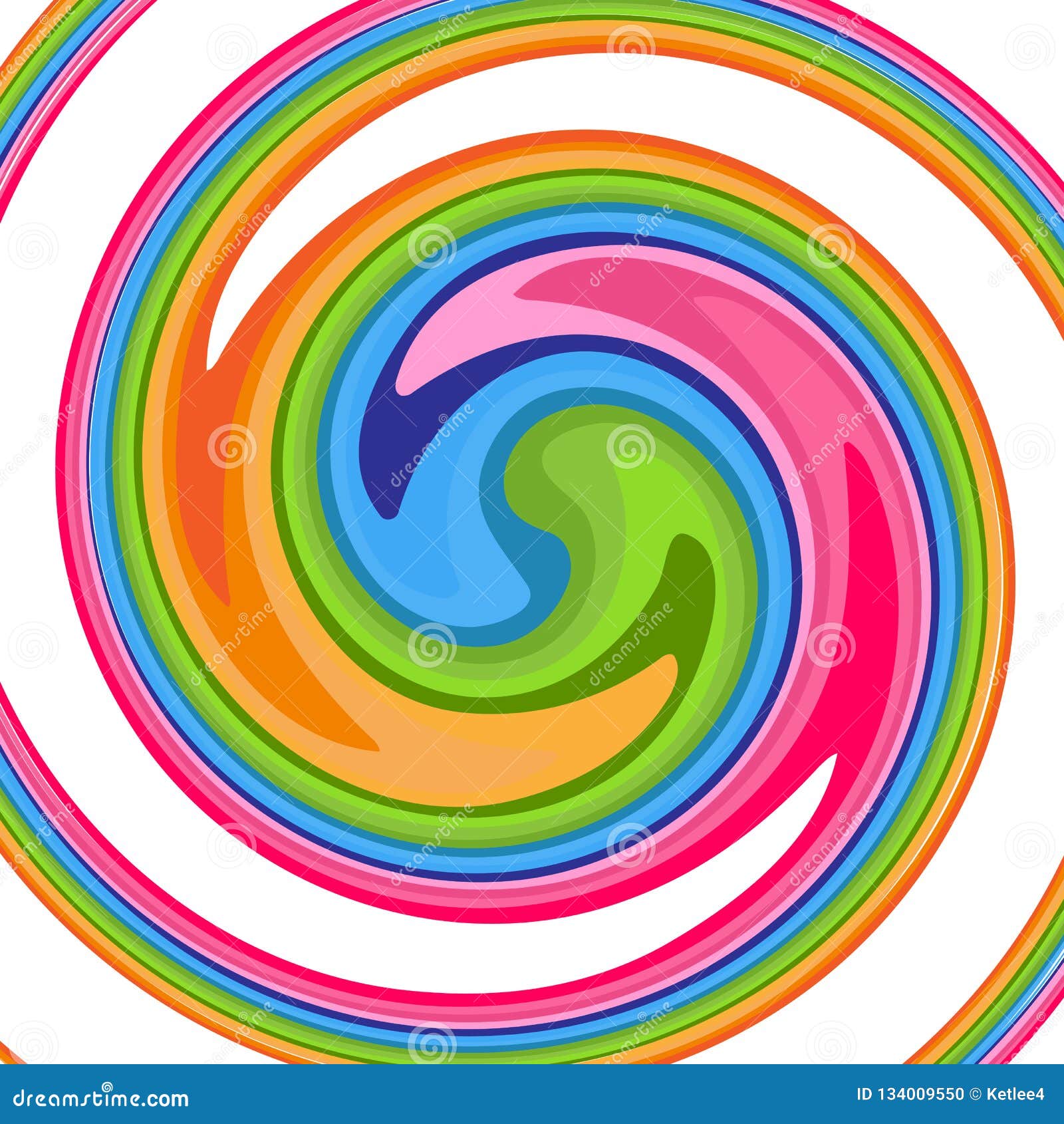 Rotating Color Infographic Vector Illustration | CartoonDealer.com ...