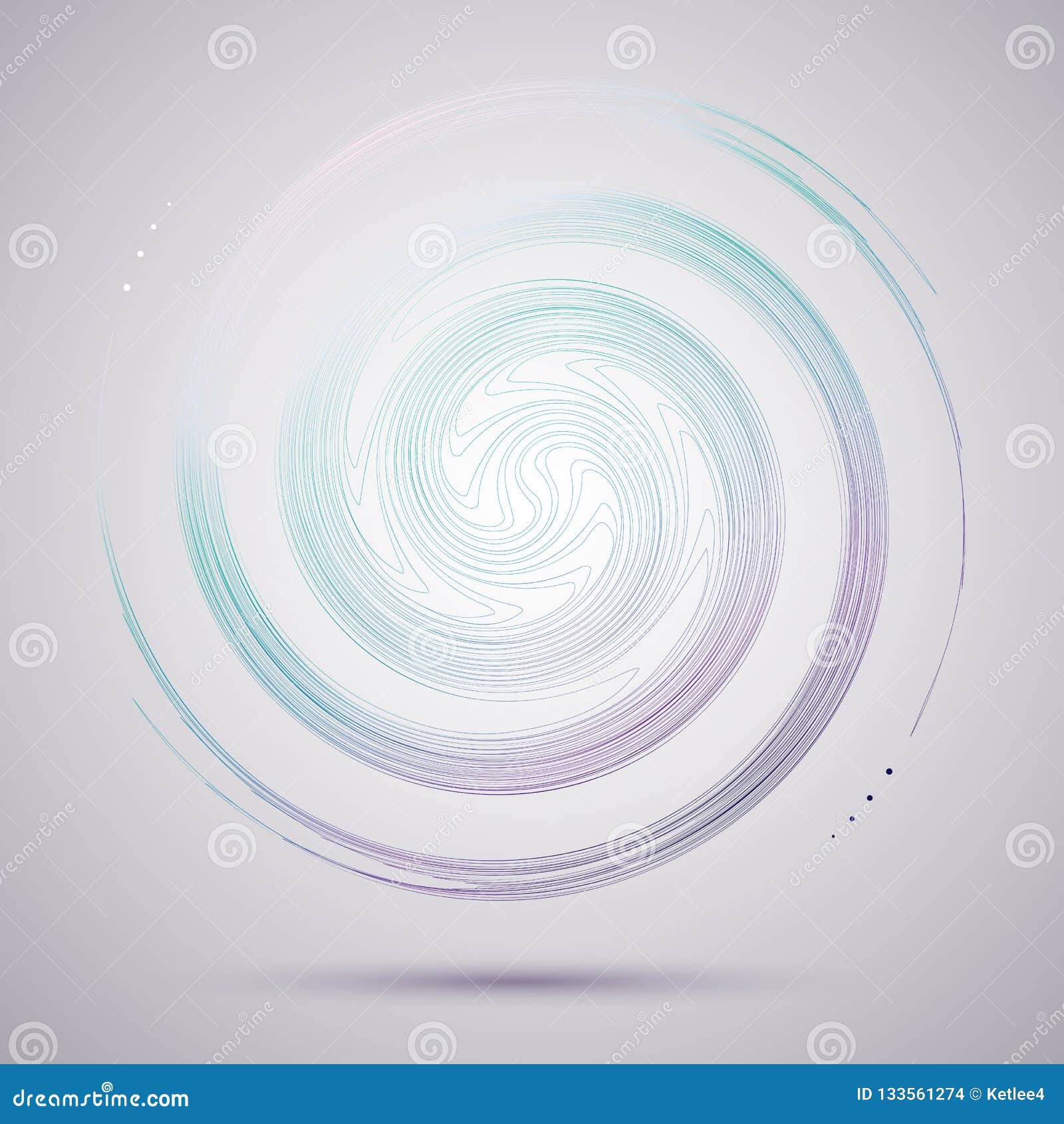 Bright Abstract Circular Rotating Spiral a Pattern of Twisted Colored ...