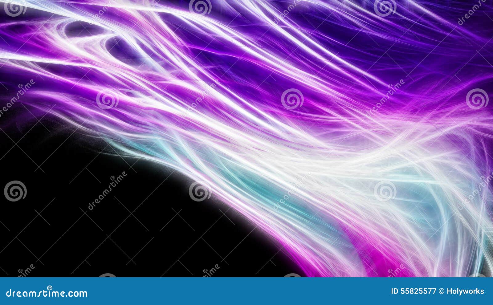 Bright Abstract Colored Glowing Energy Stripes Stock Illustration ...