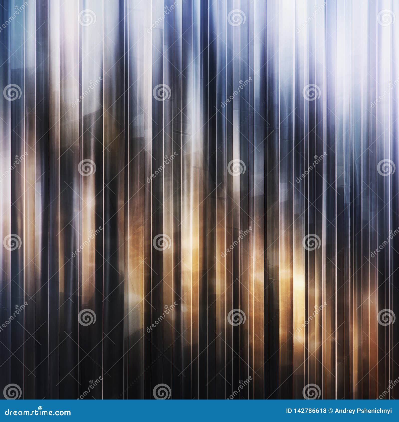 Bright Abstract Composition of Vertical Lines Stock Illustration ...