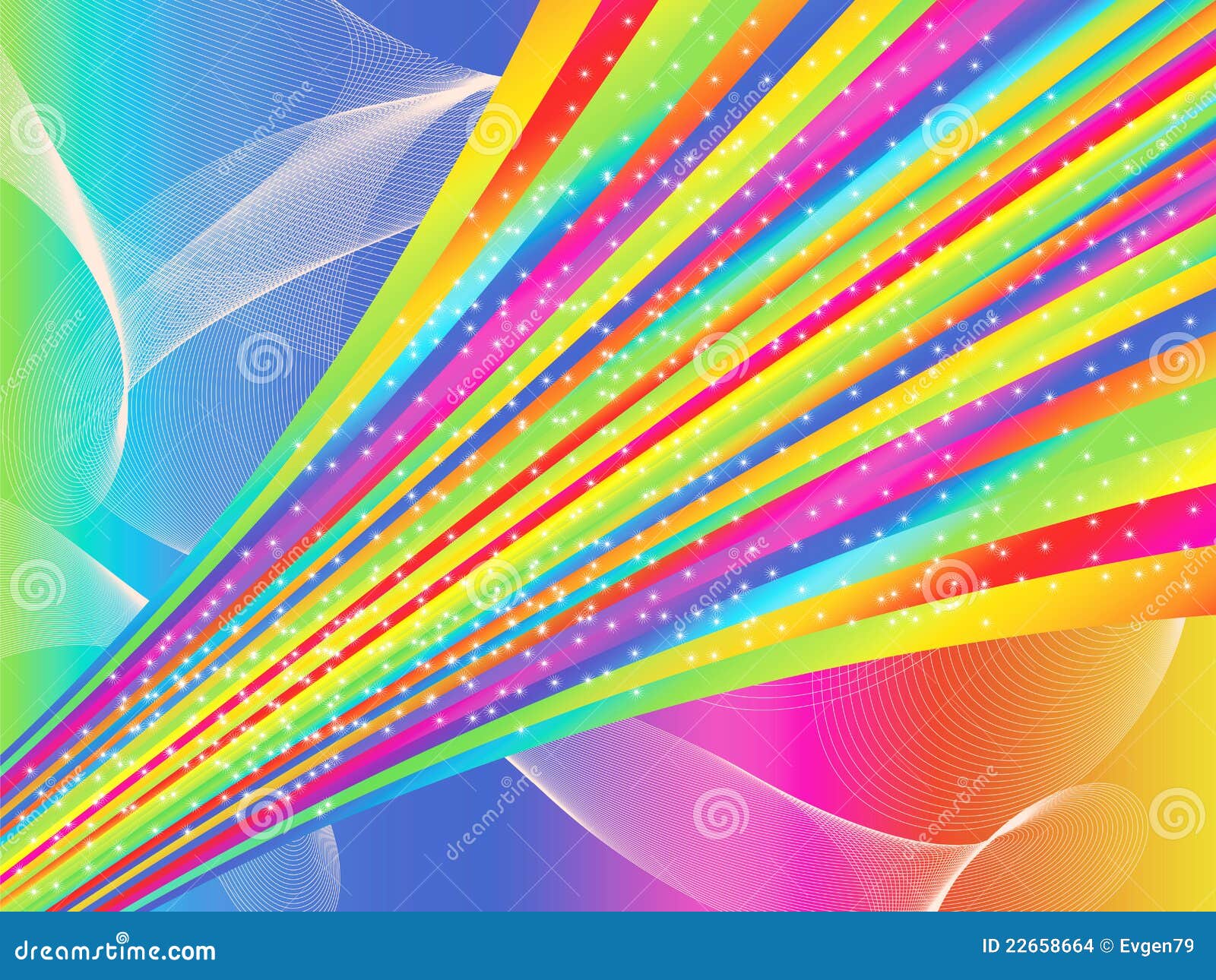 A Bright Abstract Illustration Stock Vector - Illustration of light ...
