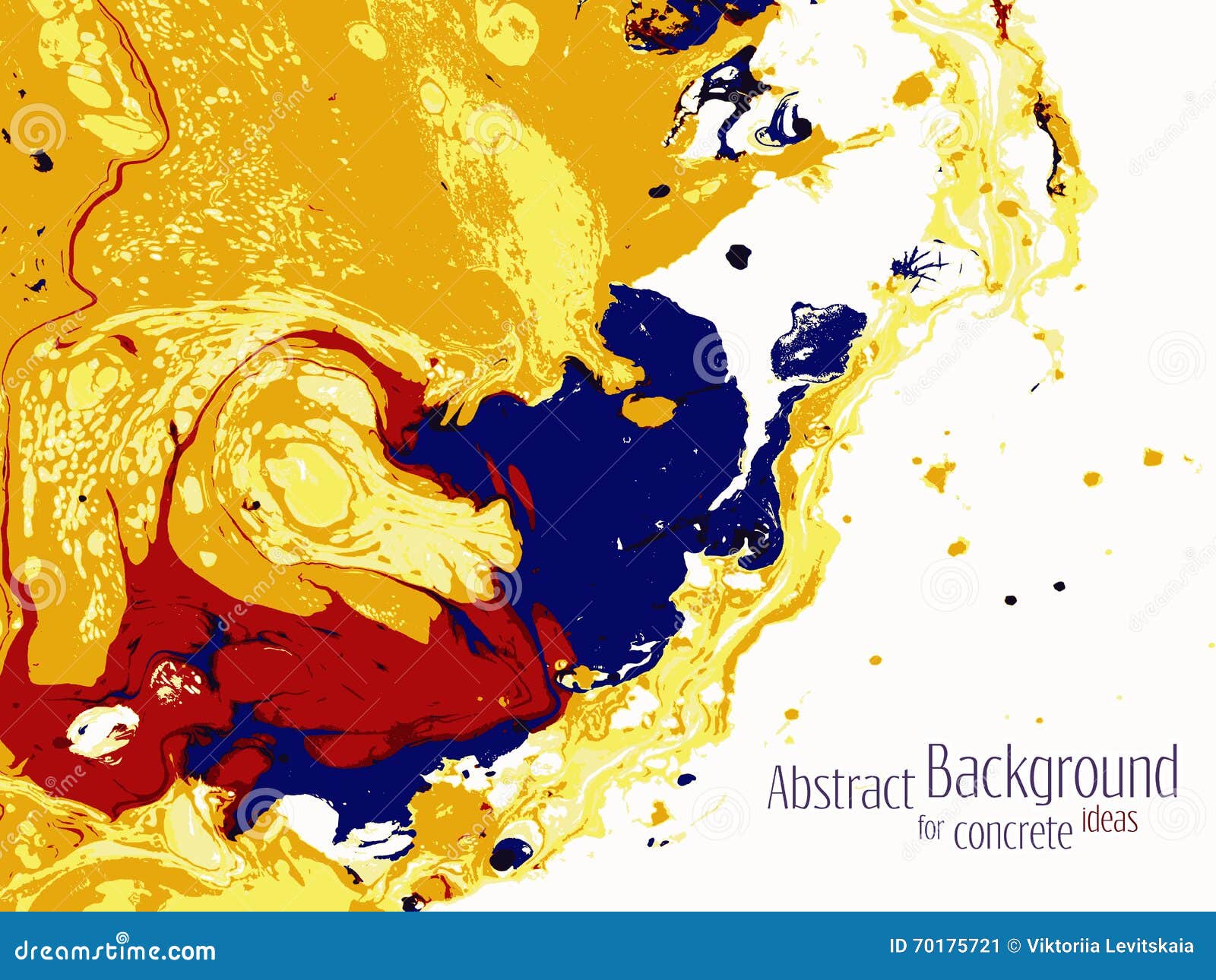 Bright Abstract Marbling Vector Background Stock Vector - Illustration ...