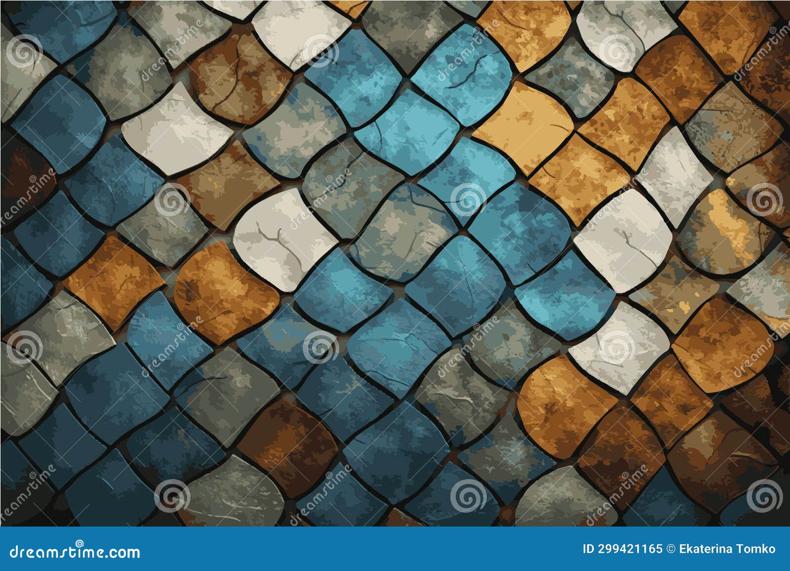 Bright Abstract Mosaic Pattern. Vector Background. for Design and ...