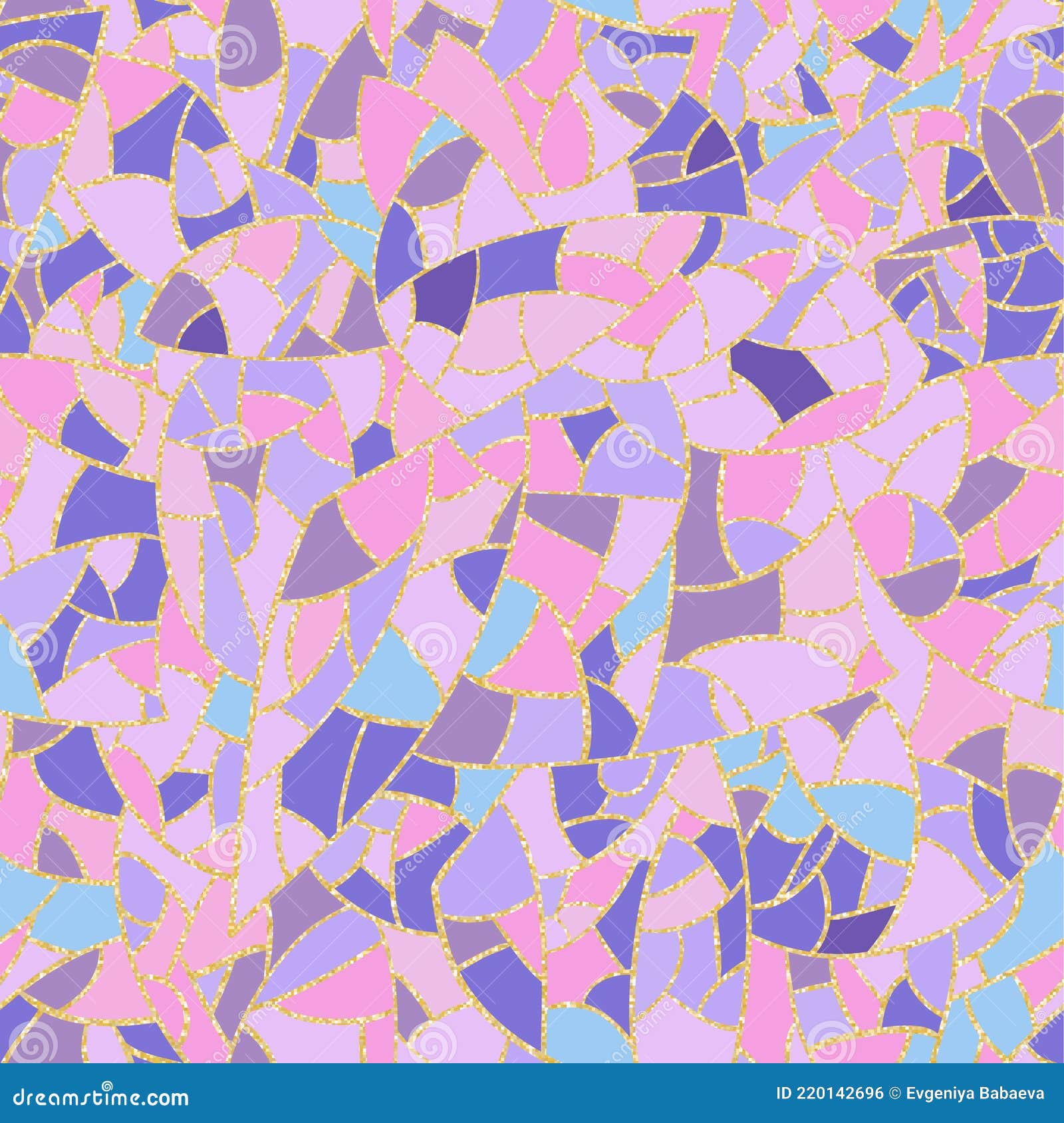 Bright Abstract Mosaic Seamless Pattern. Vector Glitter Background. for ...
