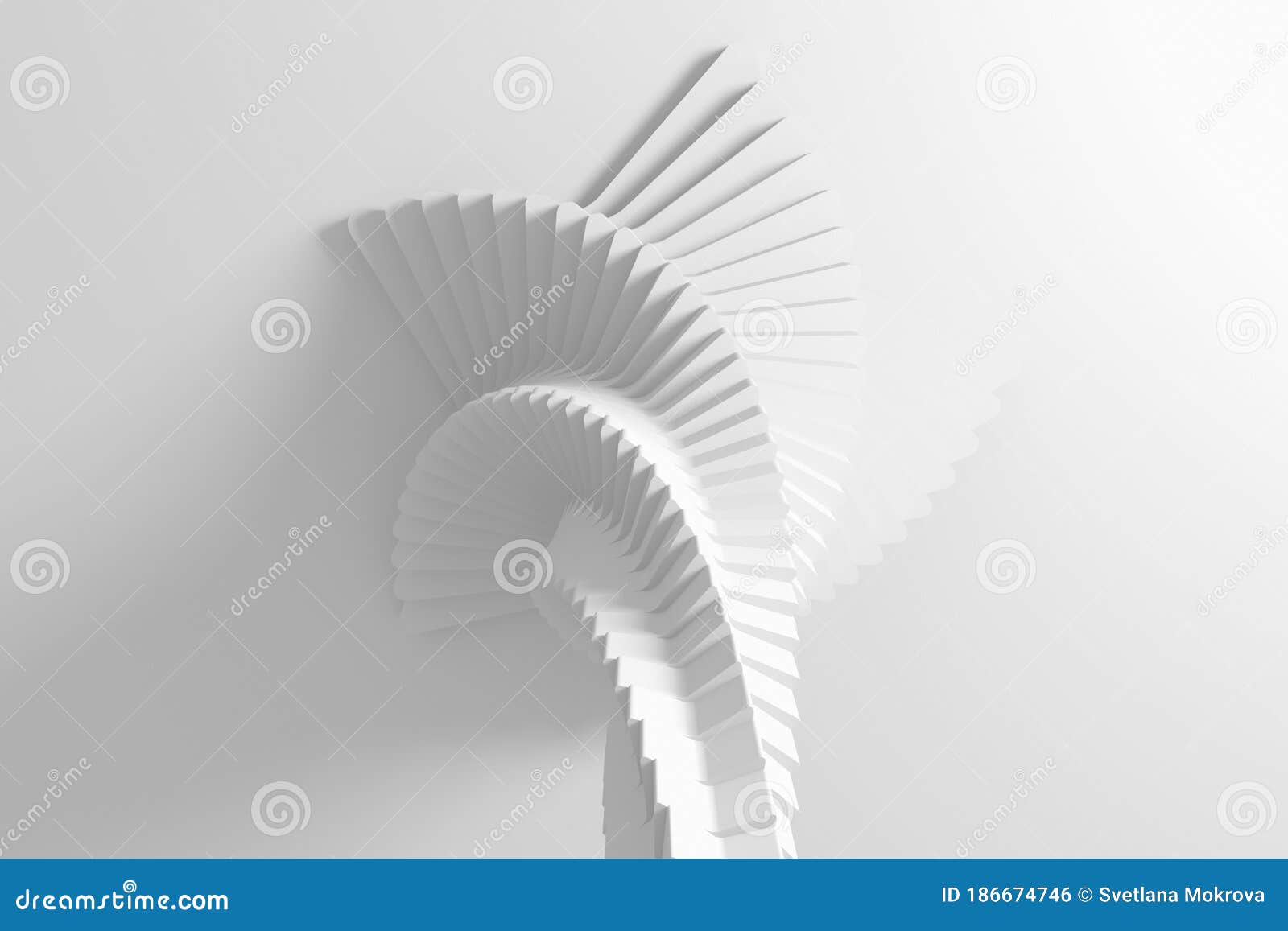 Bright Abstract Parametric Background from the Rotating of the Spiral ...