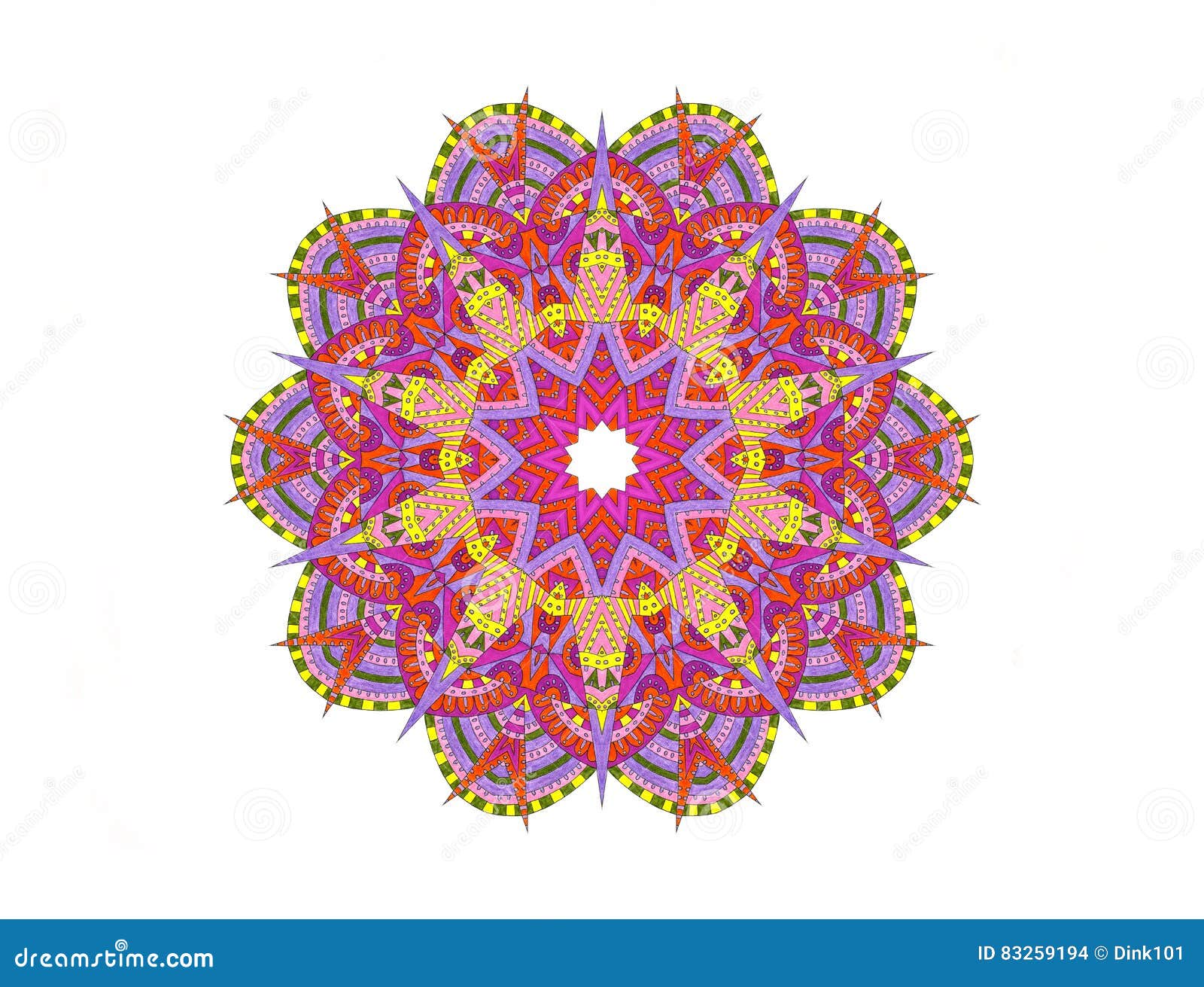 Bright Abstract Radial Pattern Stock Illustration - Illustration of ...