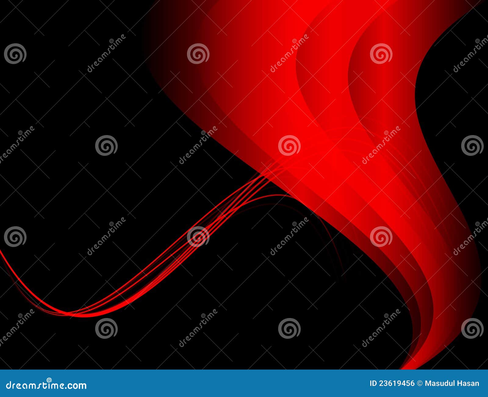 Bright abstract red wave stock illustration. Illustration of background ...