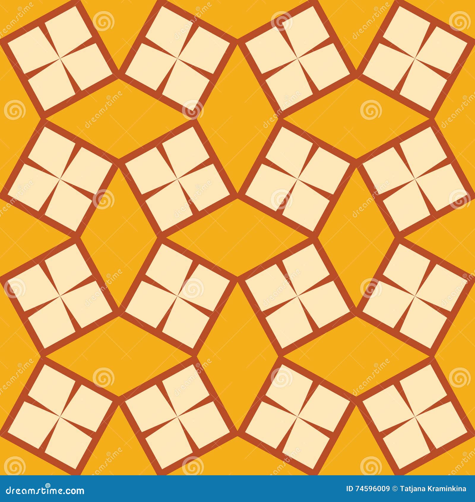 Bright Abstract Repeating Pattern with Pink Squares Windows. Stock ...