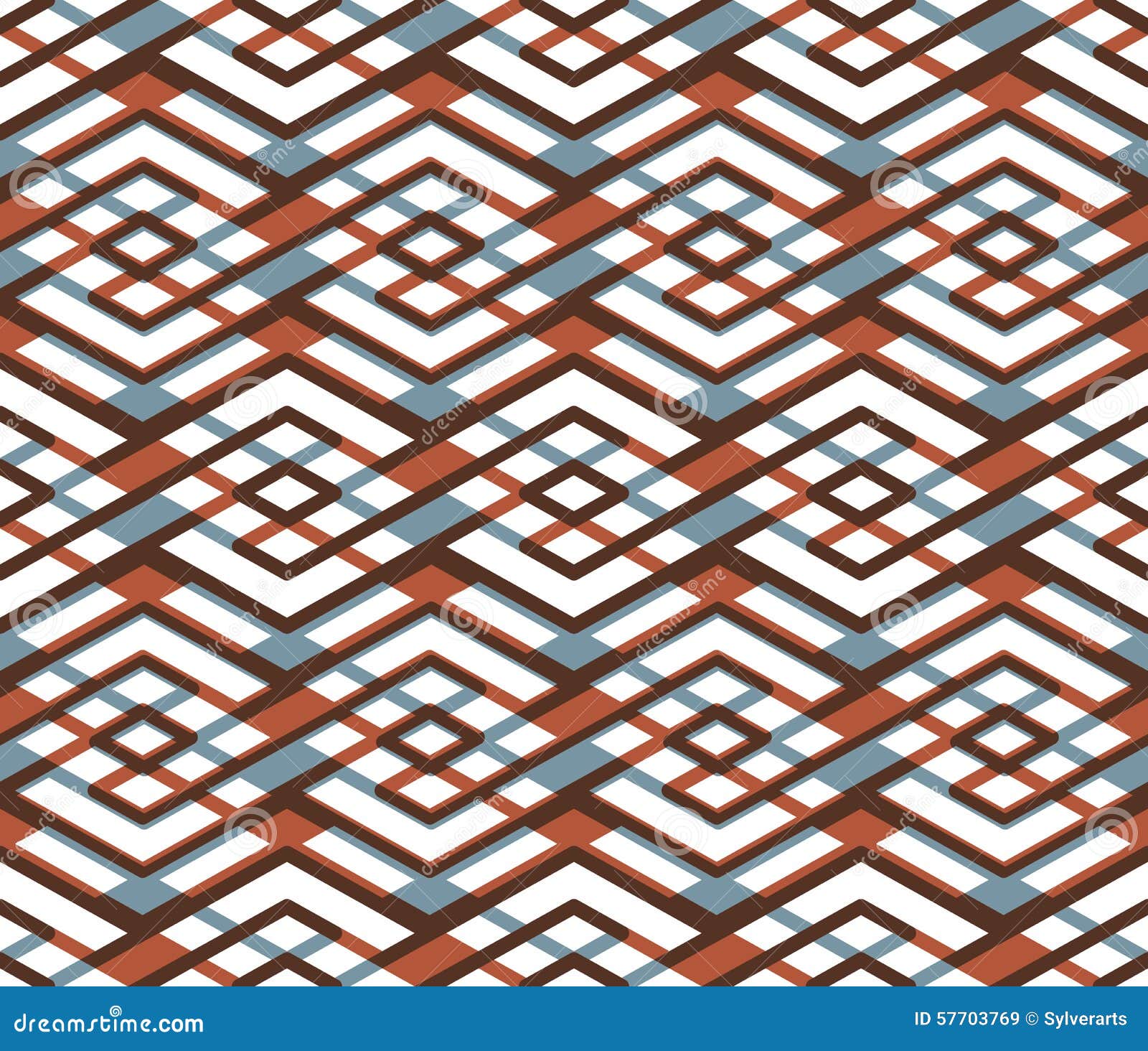 Bright Abstract Seamless Pattern with Interweave Lines. Vector Stock ...
