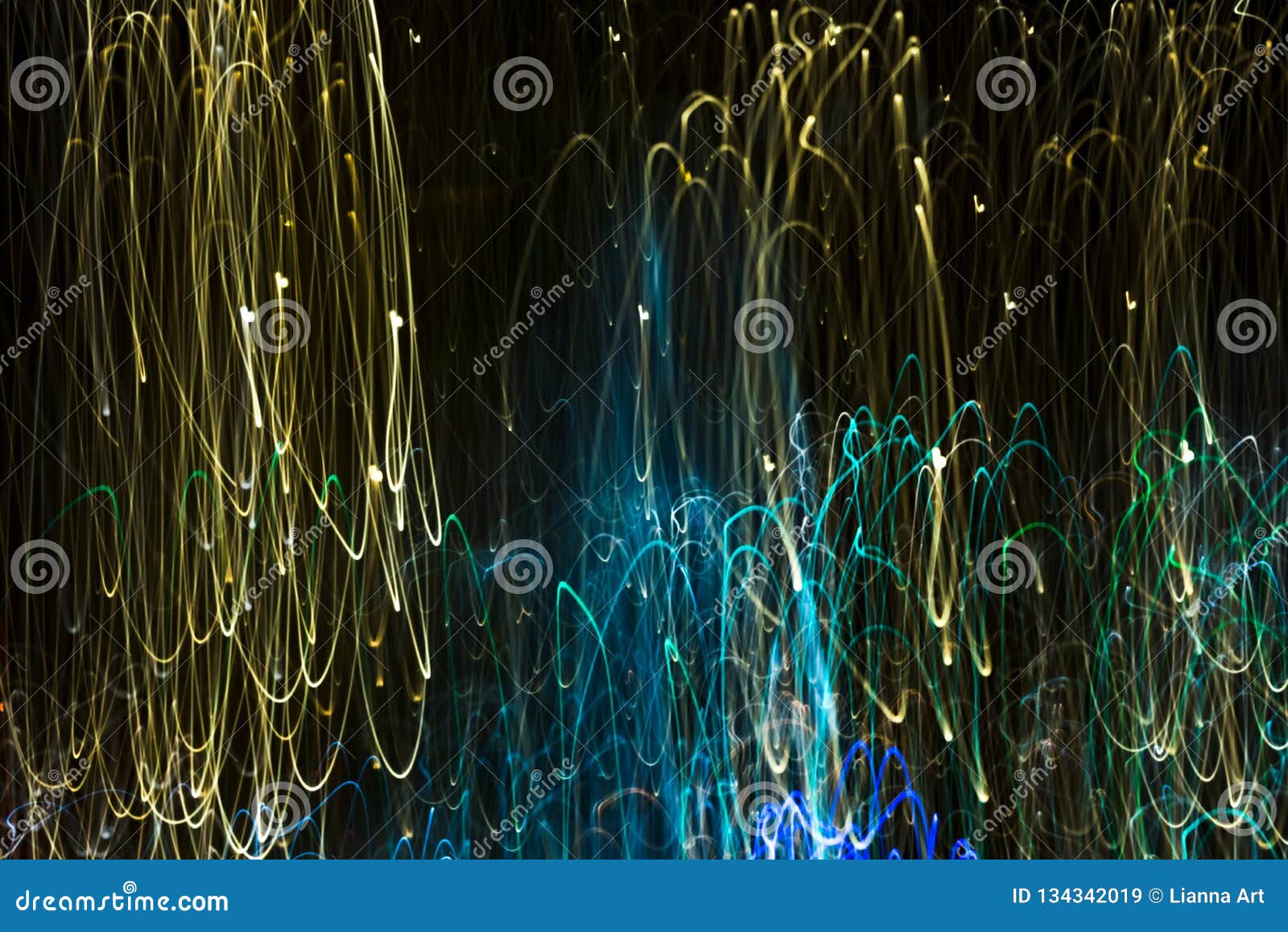 Bright Strip Patterns from Light Strips on a Black Background Stock ...