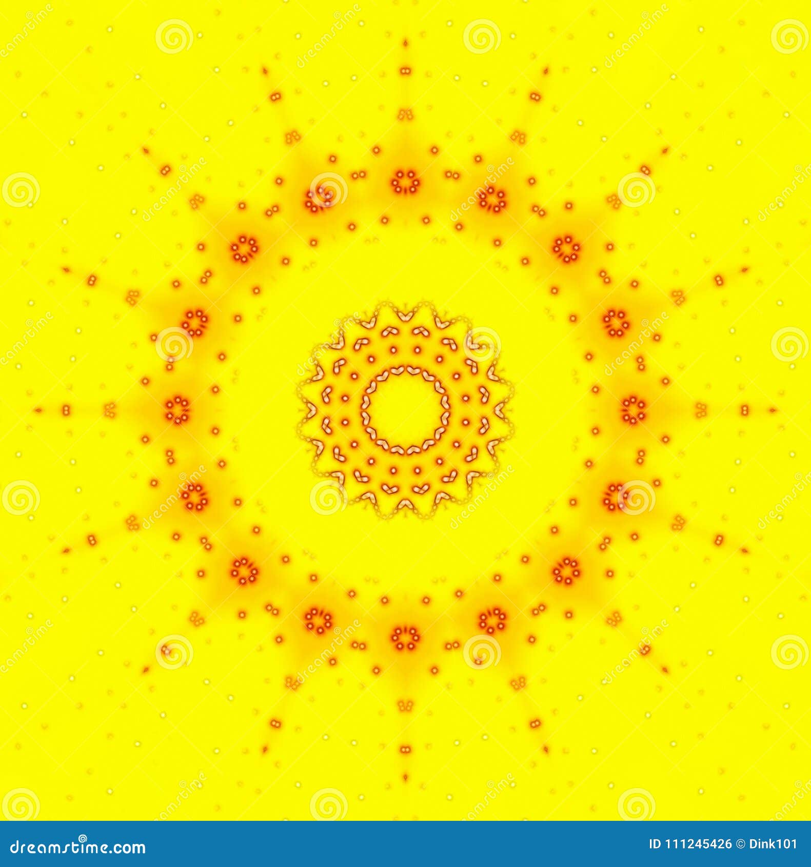 Bright abstract sun stock illustration. Illustration of mirror - 111245426