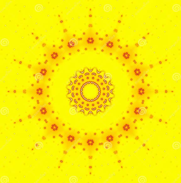 Bright abstract sun stock illustration. Illustration of mirror - 111245426