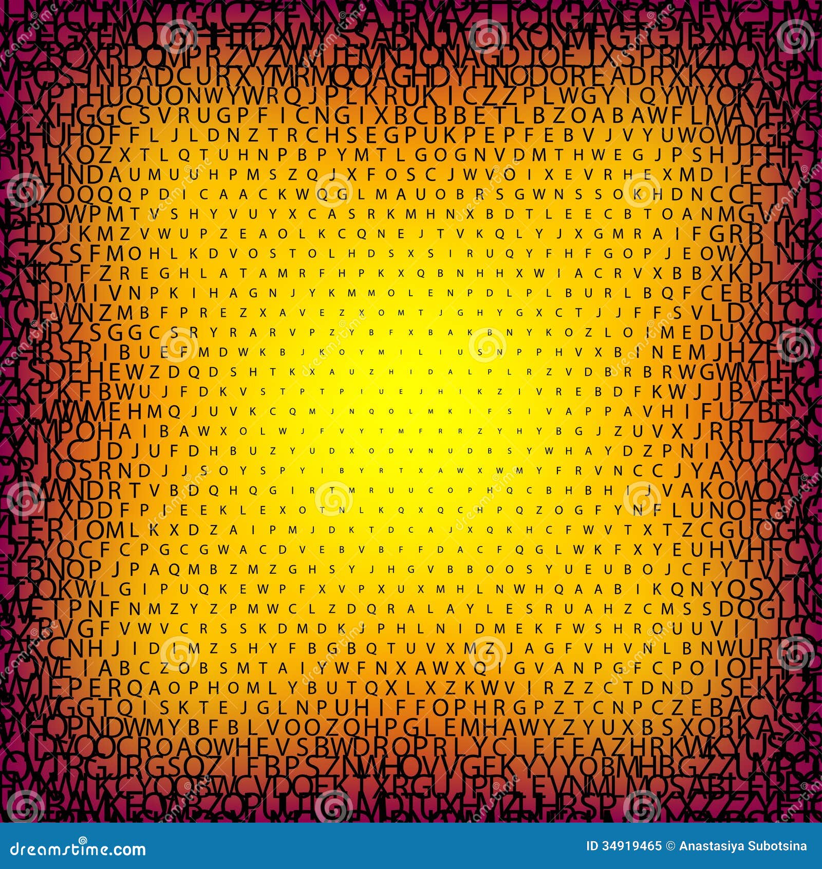 Bright Abstract Texture with Letters. Stock Vector - Illustration of ...