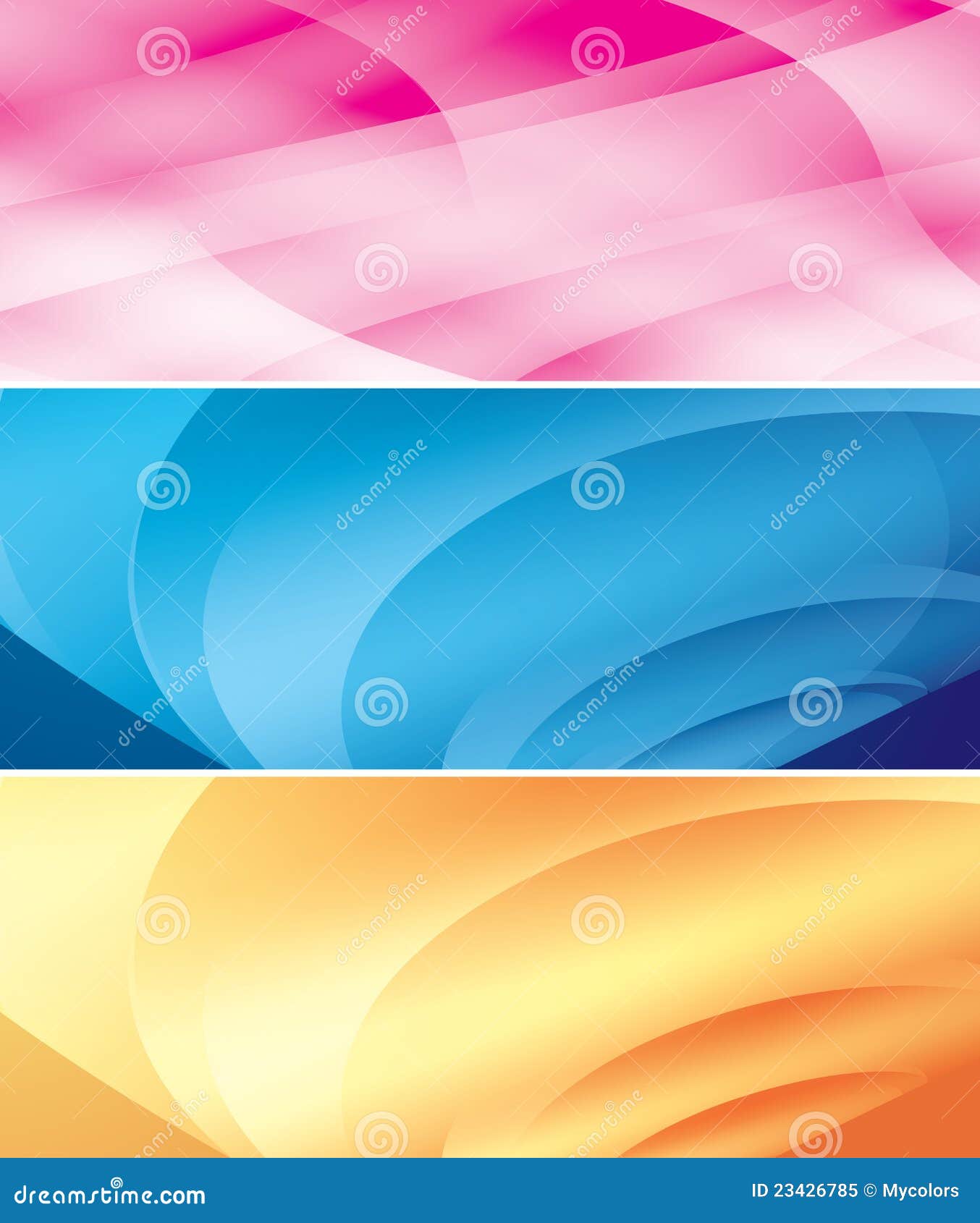 Bright Abstract Vector Backgrounds - Set Stock Vector - Illustration of ...
