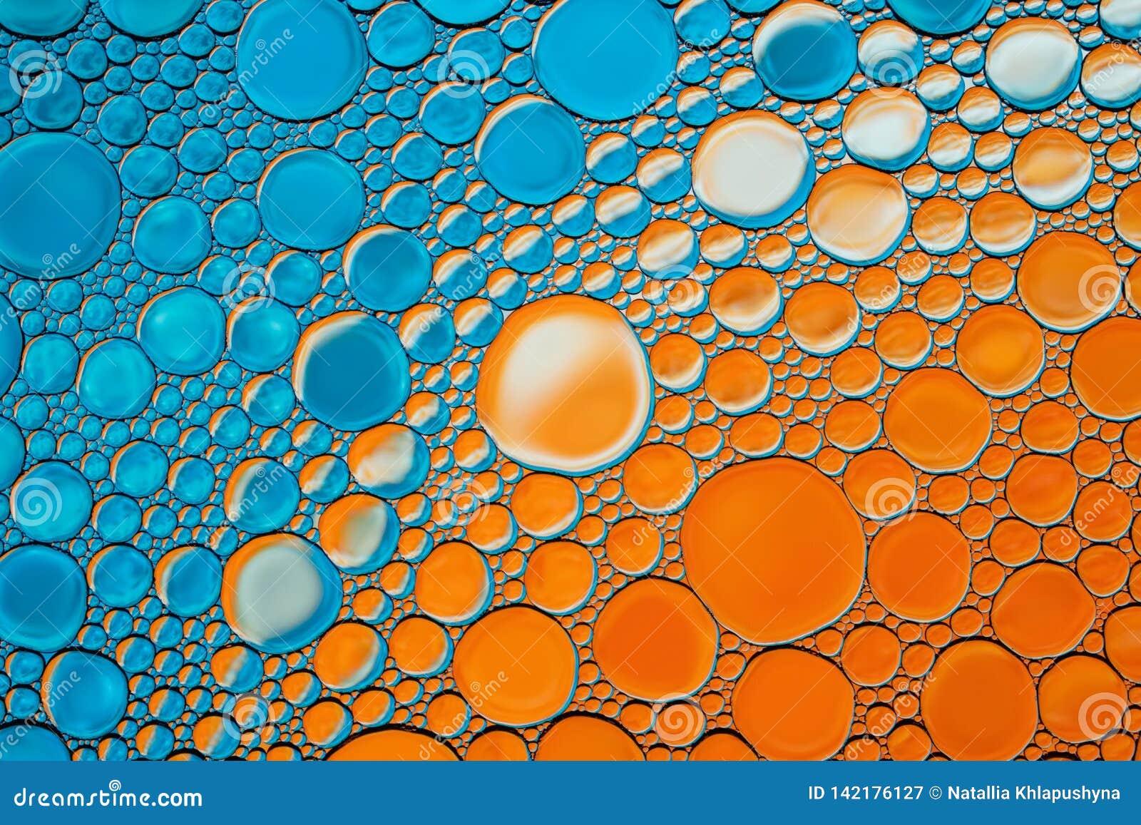 Bright Abstract Water Drops Background. Stock Image - Image of bubble ...