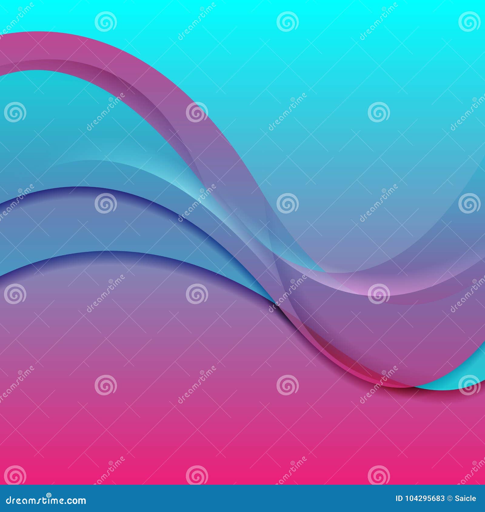 Bright Abstract Waves Corporate Background Stock Vector - Illustration ...
