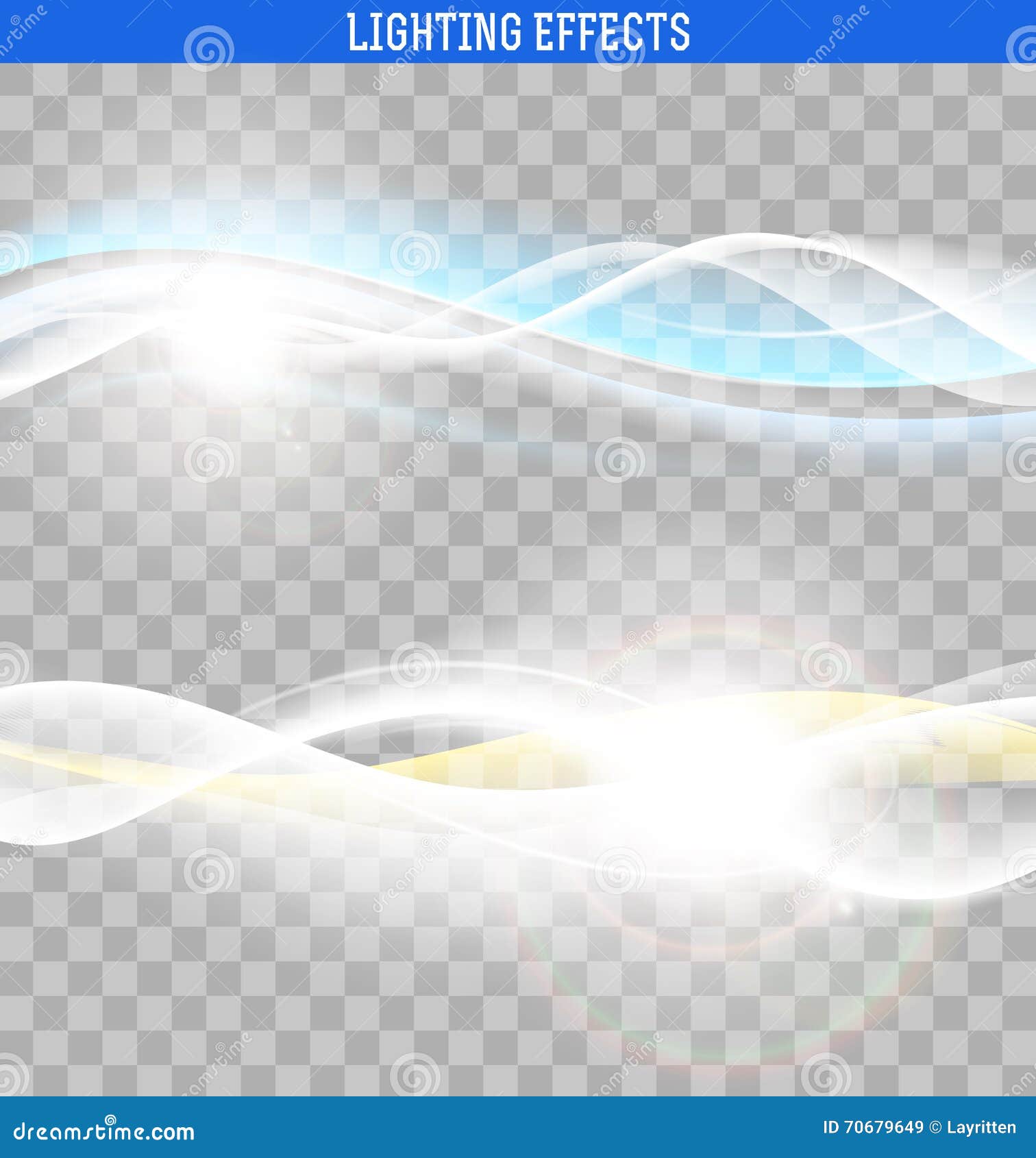 Bright Abstract Waves. the Effect of the Wave. Design Element . Stock ...