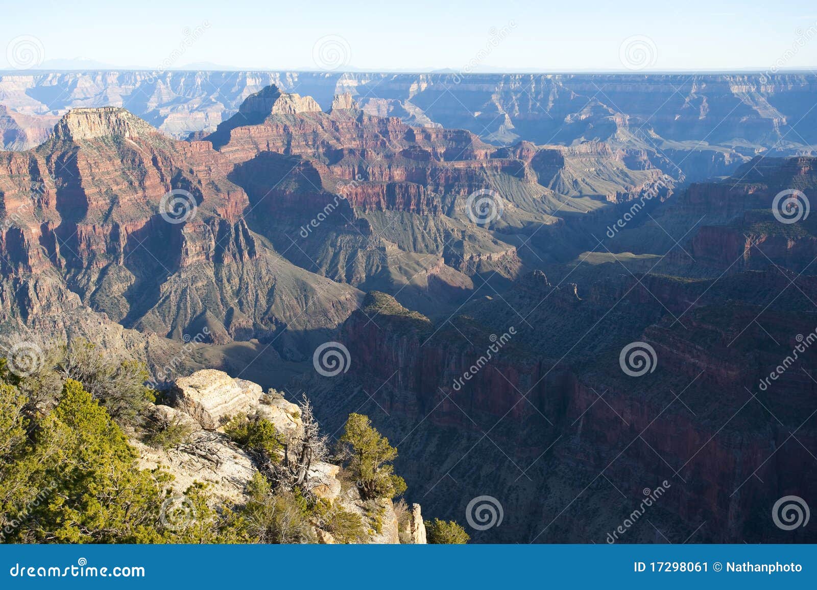 Bright Angel Canyon of the Grand Canyon Stock Image - Image of north ...