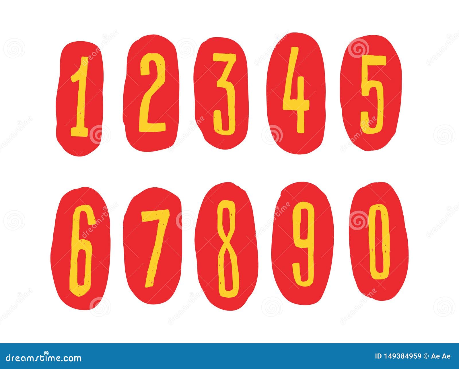 Bright Arabic Numerals. Vector. Linear, Contour Figures. Isometry, 3D ...