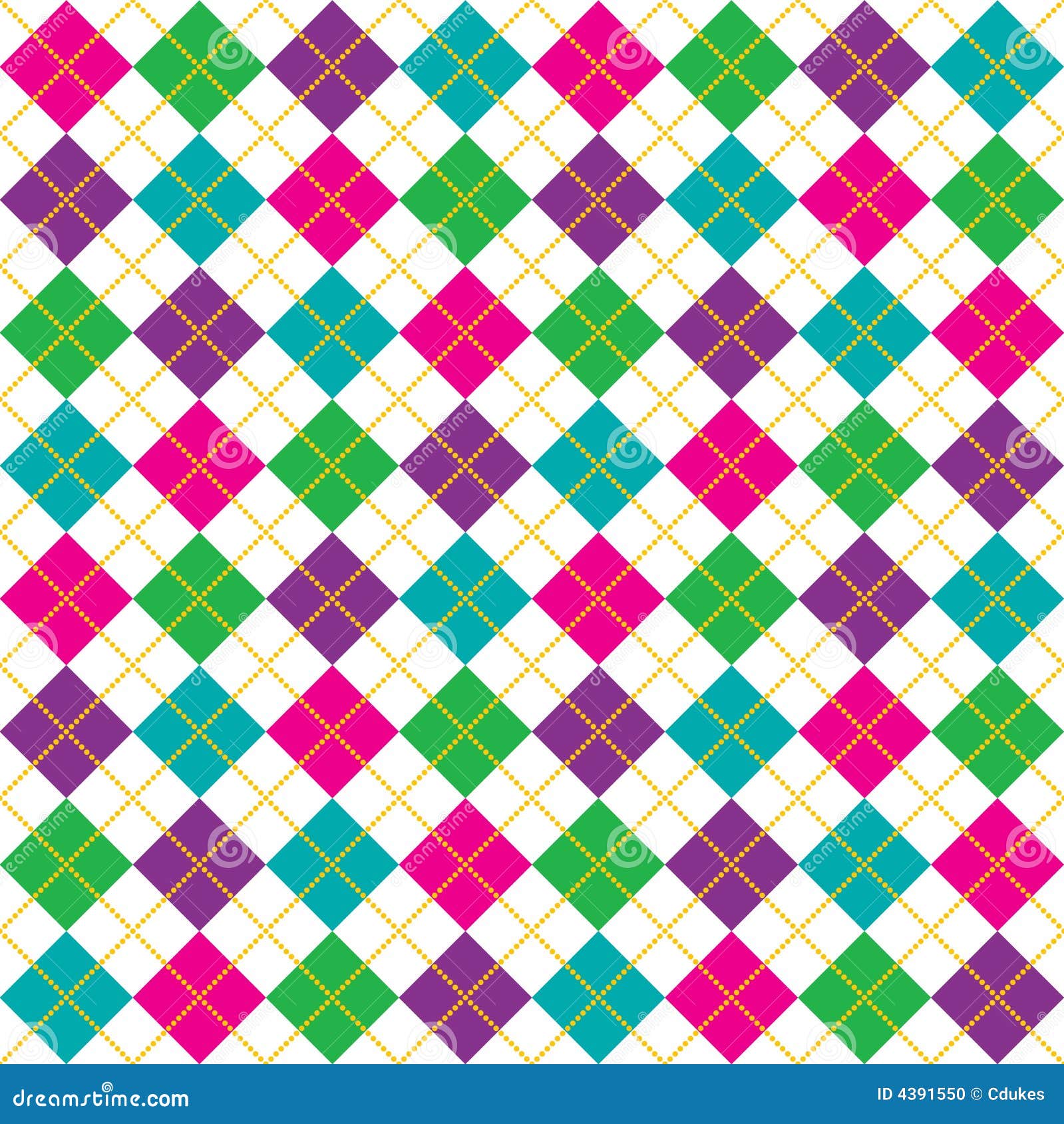 Argyle Pattern Cartoon Vector | CartoonDealer.com #21619051