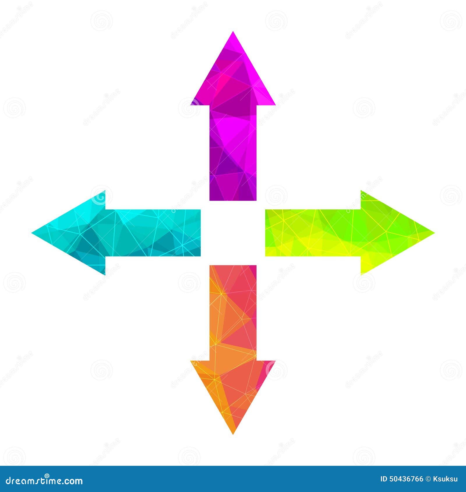 Bright arrow icon set stock vector. Illustration of motion - 50436766