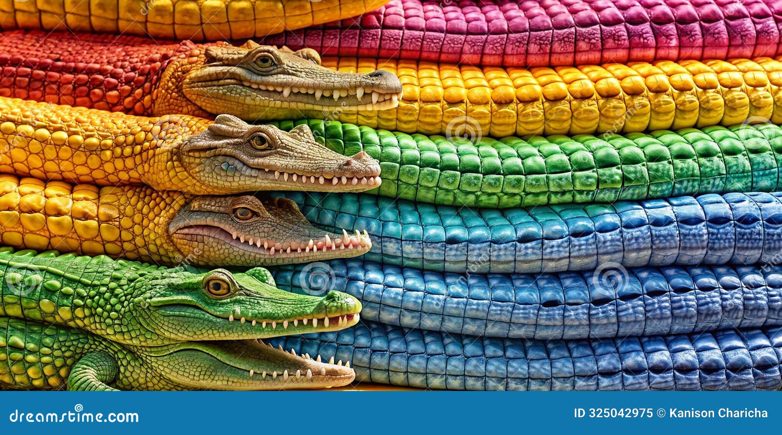 A Bright Assorted Stack of Swamp Crocodile the Summer Collection ...