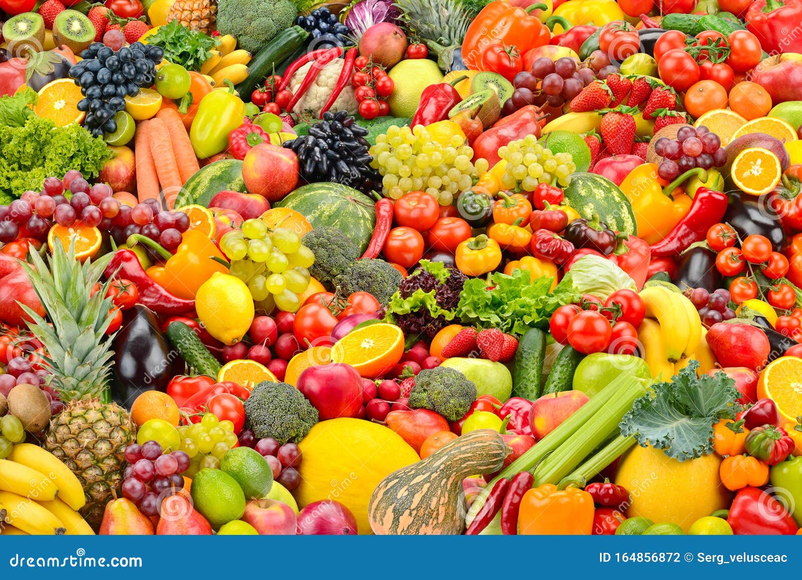 Bright Background for Backdrop Healthy Fruits and Vegetables Stock ...
