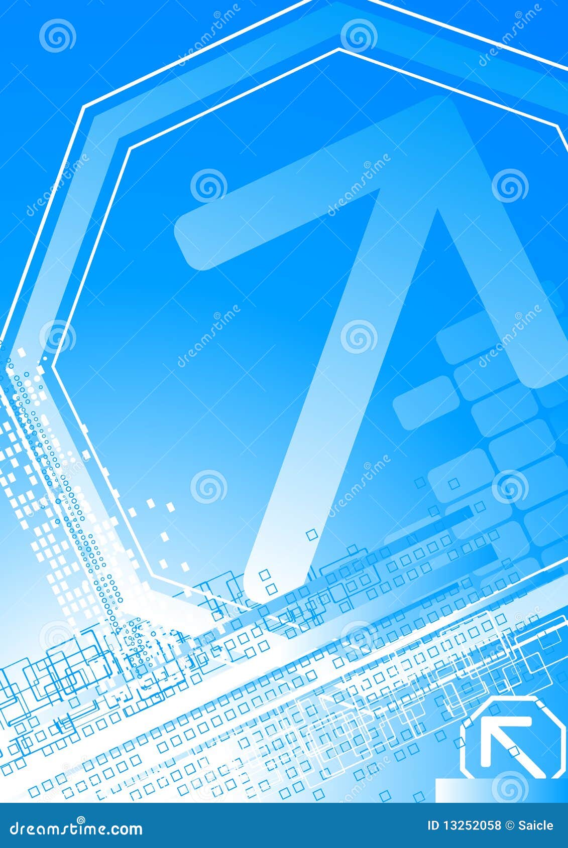 Bright Background Big Arrow Stock Illustrations – 440 Bright Background ...
