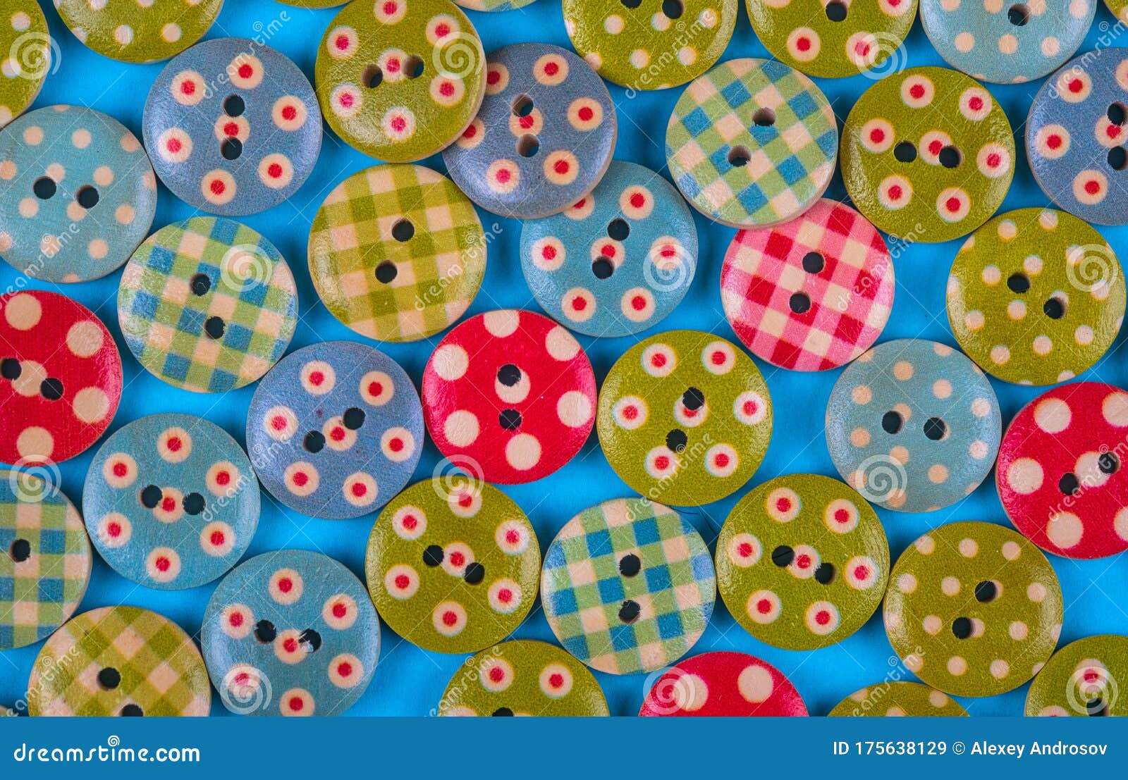 Bright Background Made of Multi- Colored Buttons Stock Image - Image of ...