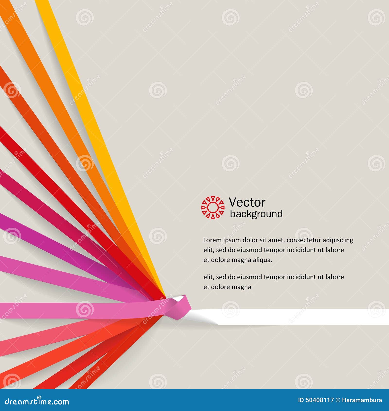 Bright Background with Tapes Stock Vector - Illustration of abstract ...