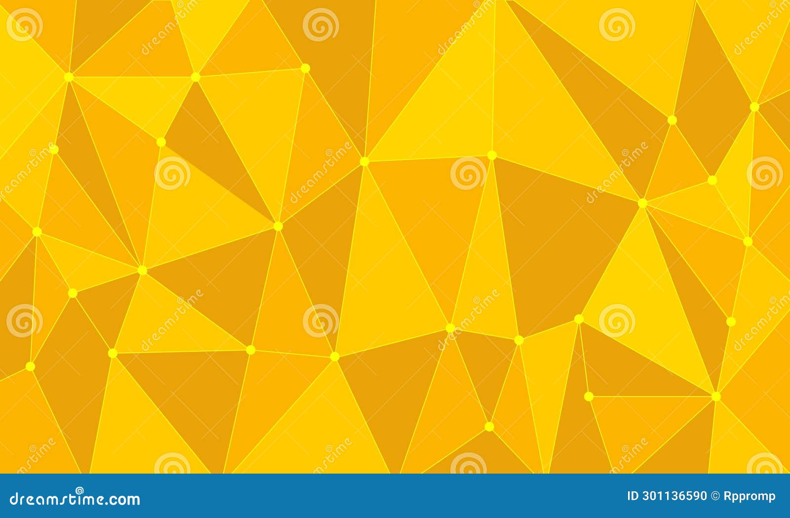 Bright Background of Yellow Polygons with a Contour Stock Vector ...