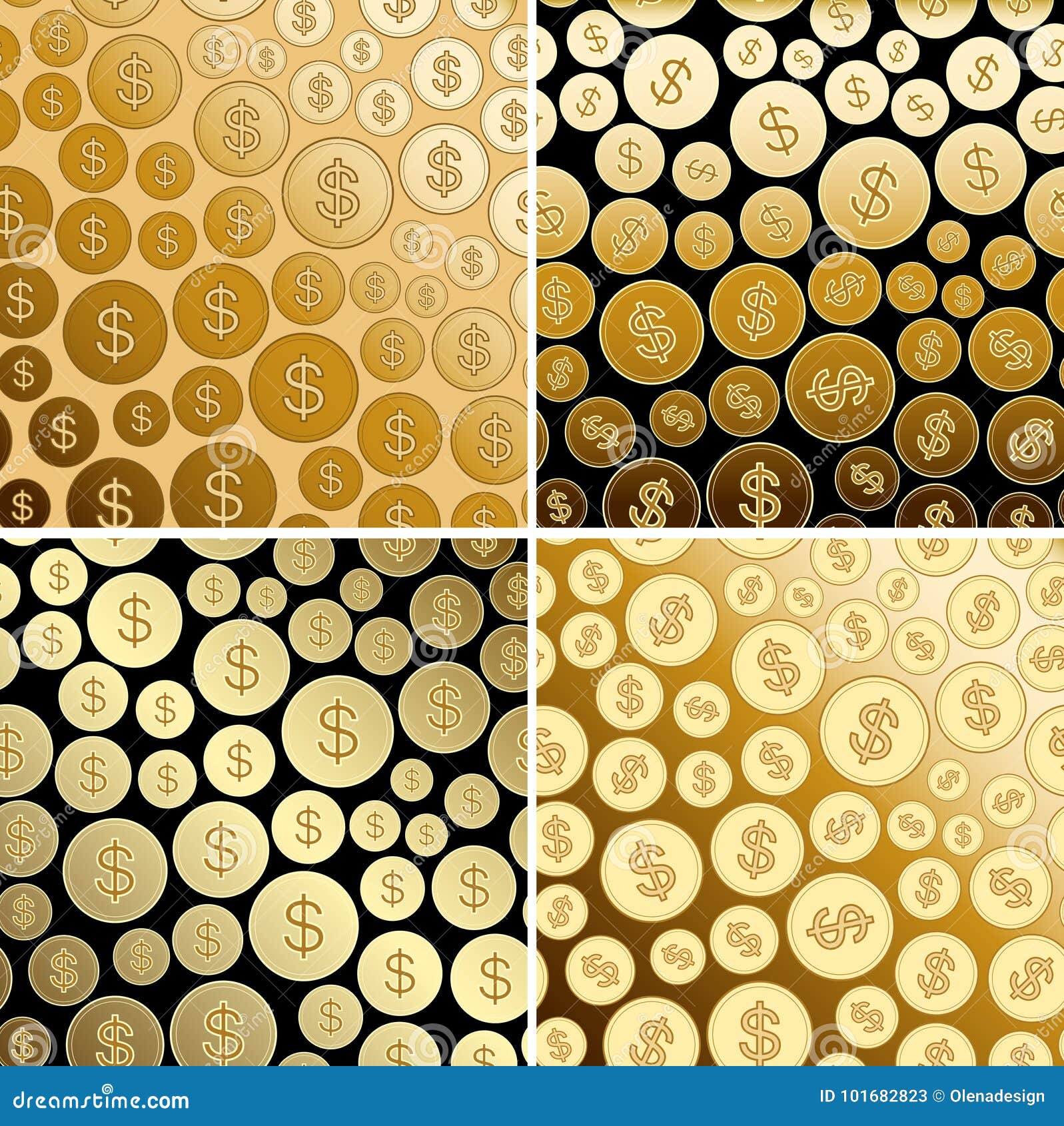 Vector Coins On White And Transparent Background | CartoonDealer.com ...