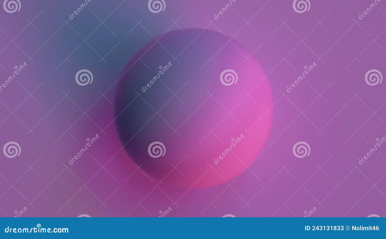 Sphere Hanging in Multicolored Space Stock Illustration - Illustration ...