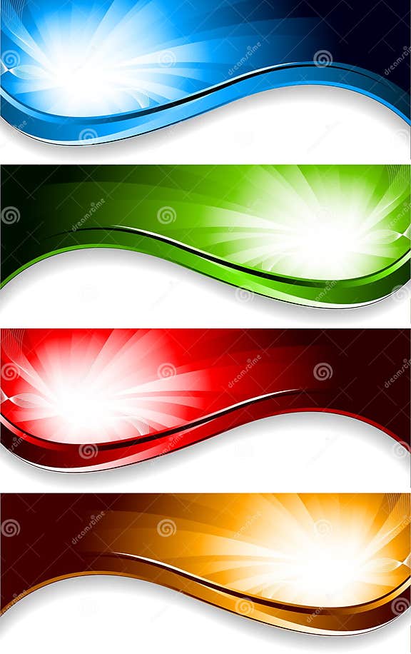 Bright banners stock vector. Illustration of abstract - 16147339