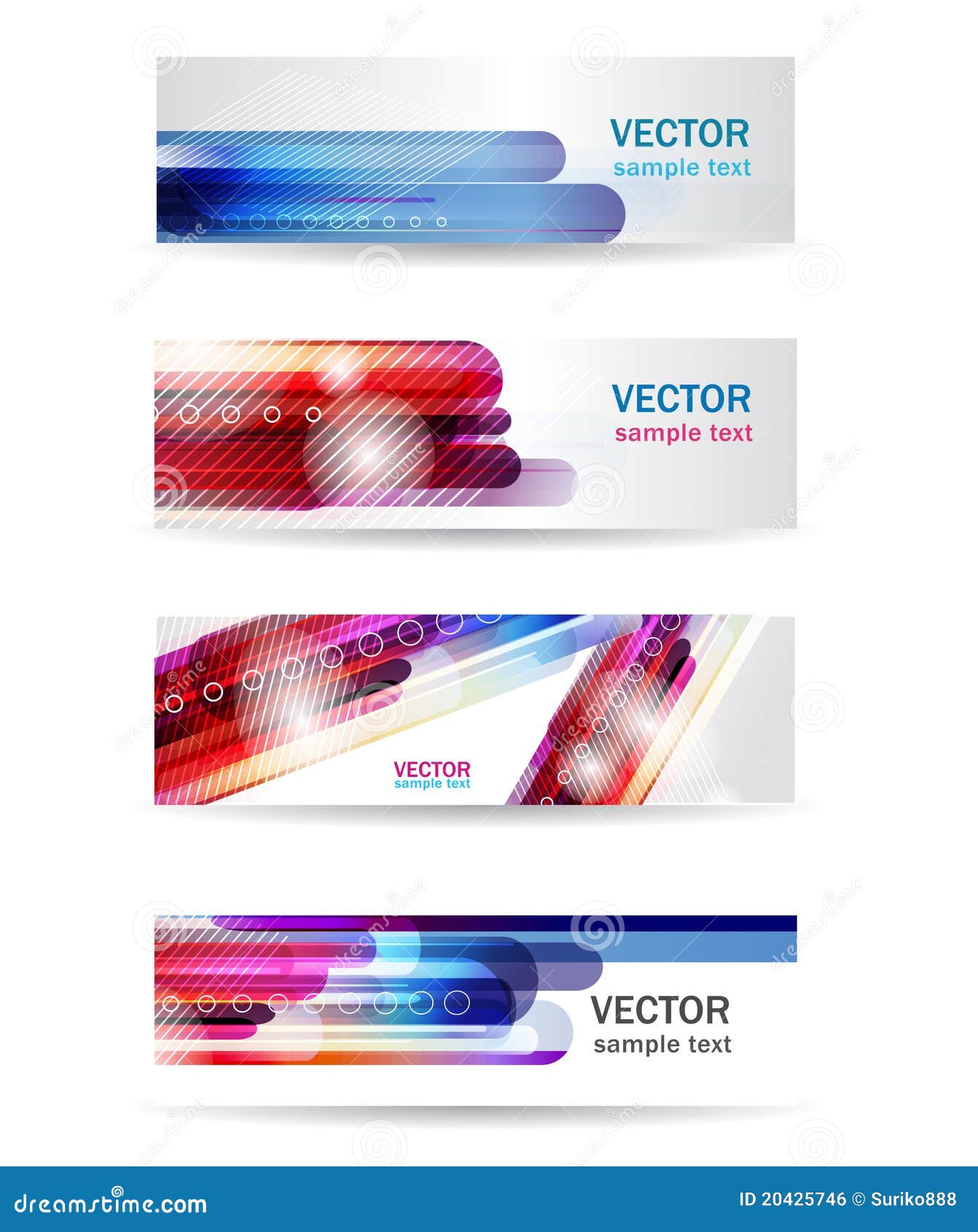 Bright banners stock vector. Illustration of market, label - 20425746