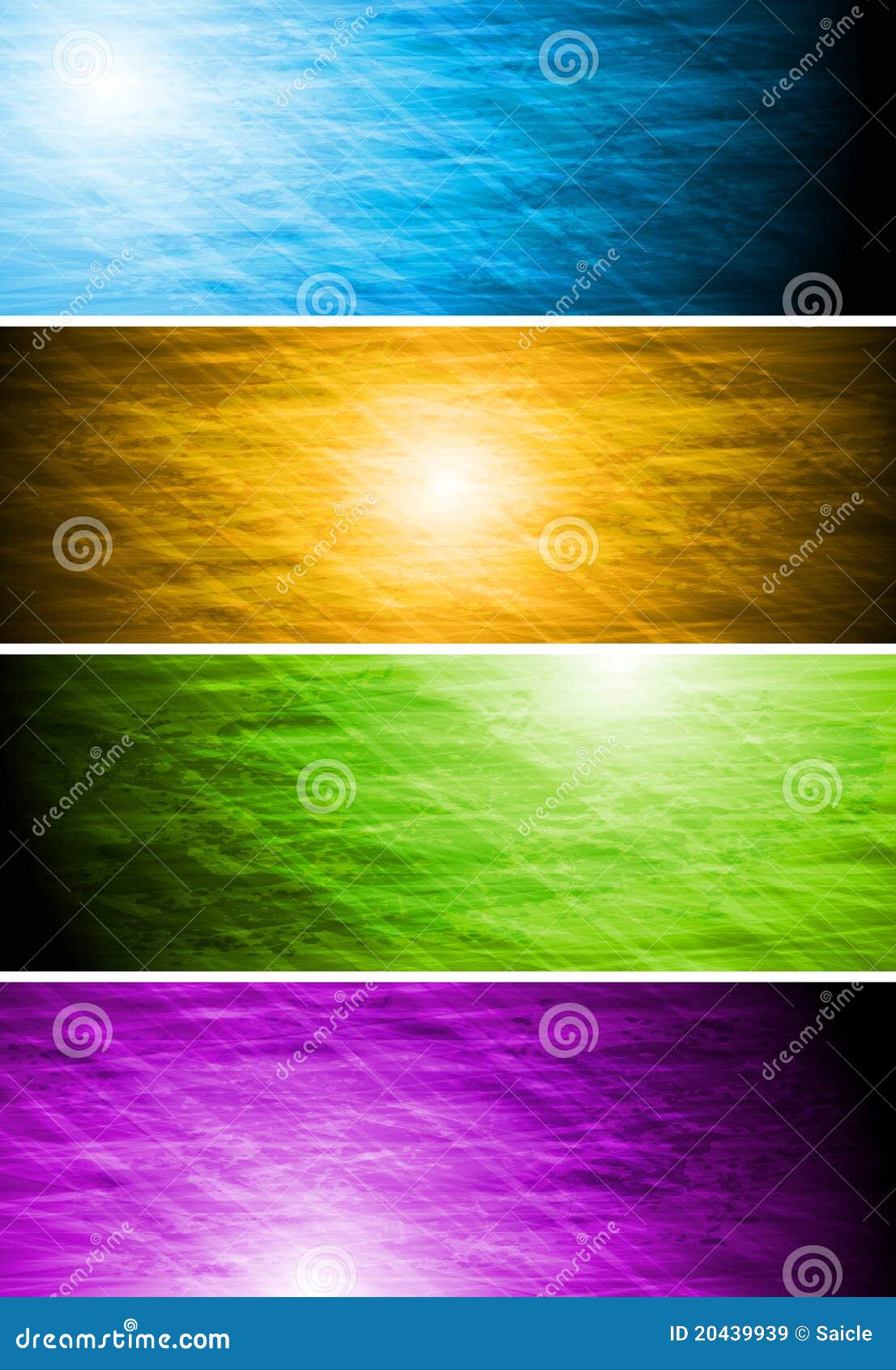 Bright banners collection stock vector. Illustration of colourful ...