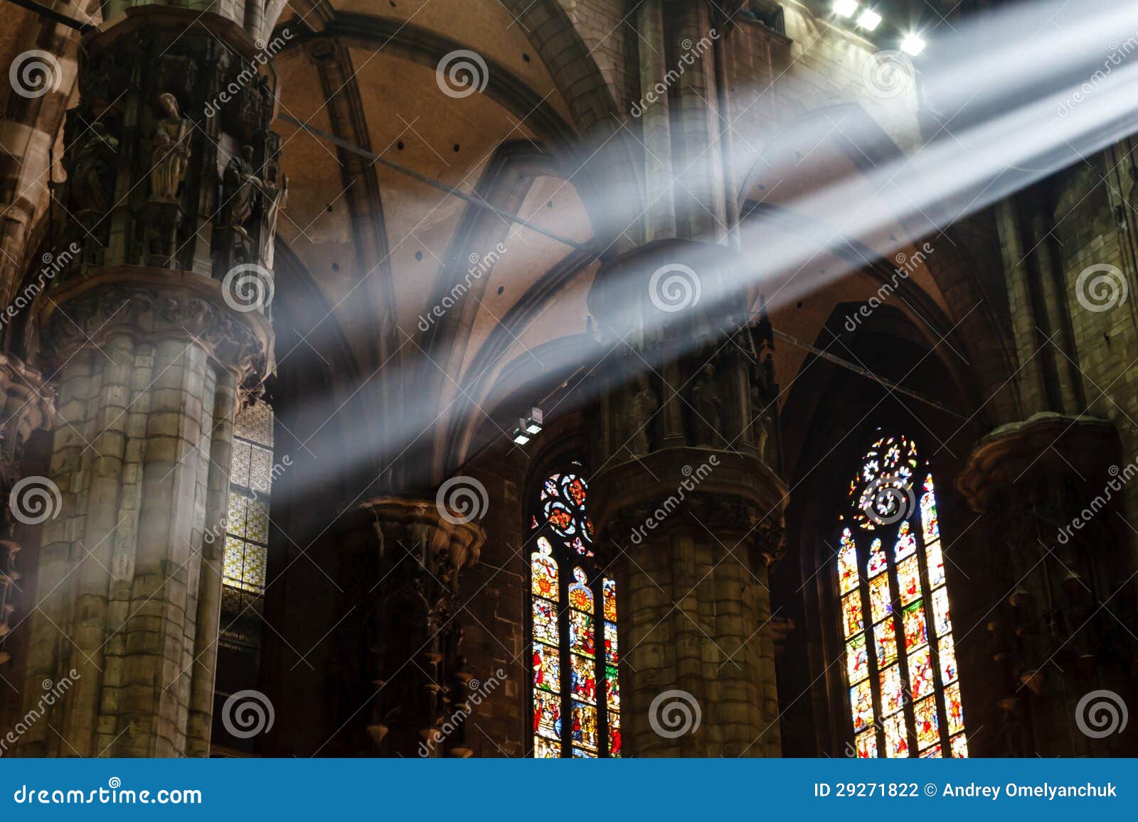 Light Inside The Historical Hall Of 6th Century Cave Hindu Temples ...