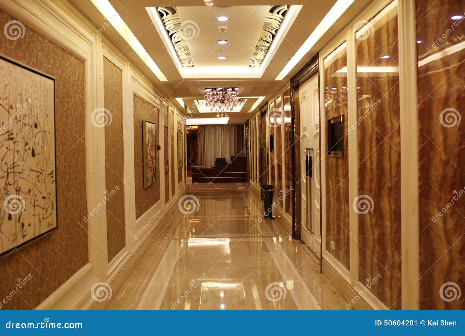 Bright Beautiful Light Corridor Editorial Photo - Image of closet, fire ...